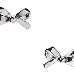 Kate Spade New York Skinny Mini Bow Studs Silver Earrings