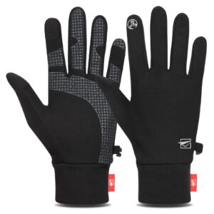 cevapro lightweight gloves touchscreen running gloves winter gloves liner for running cycling working hiking driving