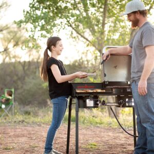 Camp Chef Tailgater Combo - Includes Explorer Two-Burner Camp Stove, Professional Grill Box & Professional Flat Top Griddle - Perfect for Tailgating, Camping & More