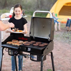 Camp Chef Tailgater Combo - Includes Explorer Two-Burner Camp Stove, Professional Grill Box & Professional Flat Top Griddle - Perfect for Tailgating, Camping & More