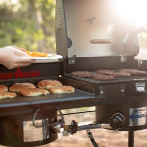 Camp Chef Tailgater Combo - Includes Explorer Two-Burner Camp Stove, Professional Grill Box & Professional Flat Top Griddle - Perfect for Tailgating, Camping & More