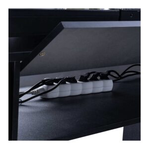 Glorious Modular 6-Part Design Mix Station for Professional DJ Applications with a Spacious Compartment (Black)