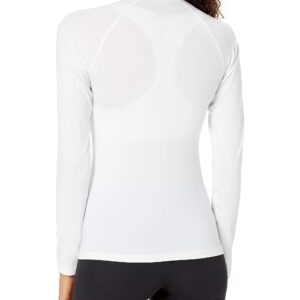 ASICS Spin Serve Volleyball Jersey Long Sleeve, Team White, Large