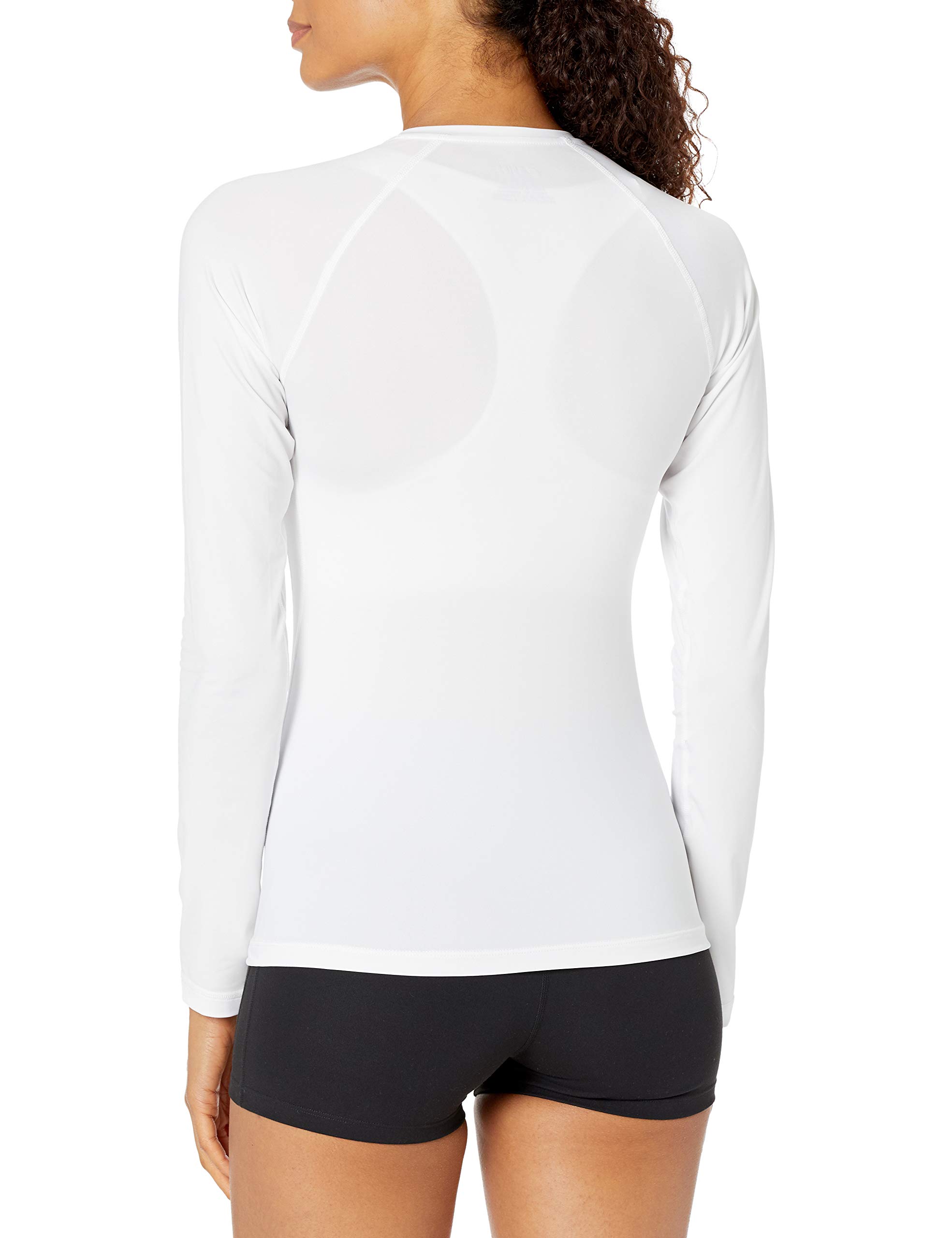 ASICS Spin Serve Volleyball Jersey Long Sleeve, Team White, Large