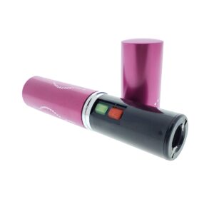 thunder blast 5" lipstick stun gun 5 million volts rechargeable w/led flashlight. for self defense, personal protection