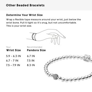 PANDORA Beads & Pave, Clear Cz