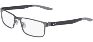 nike eyeglasses 8131 073 brushed gunmetal/wolf grey 53-17