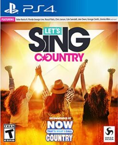 let's sing country - playstation 4 solo edition