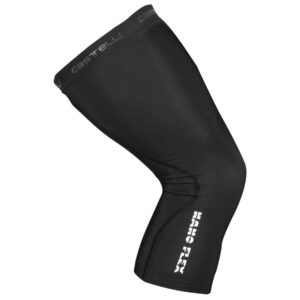 castelli nano flex 3g kneewarmer for men & women | road and gravel biking i cycling - black - medium