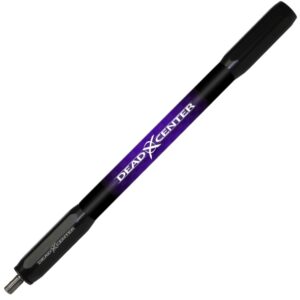 dead center archery products diamond series carbon stabilizer (purple, 8)