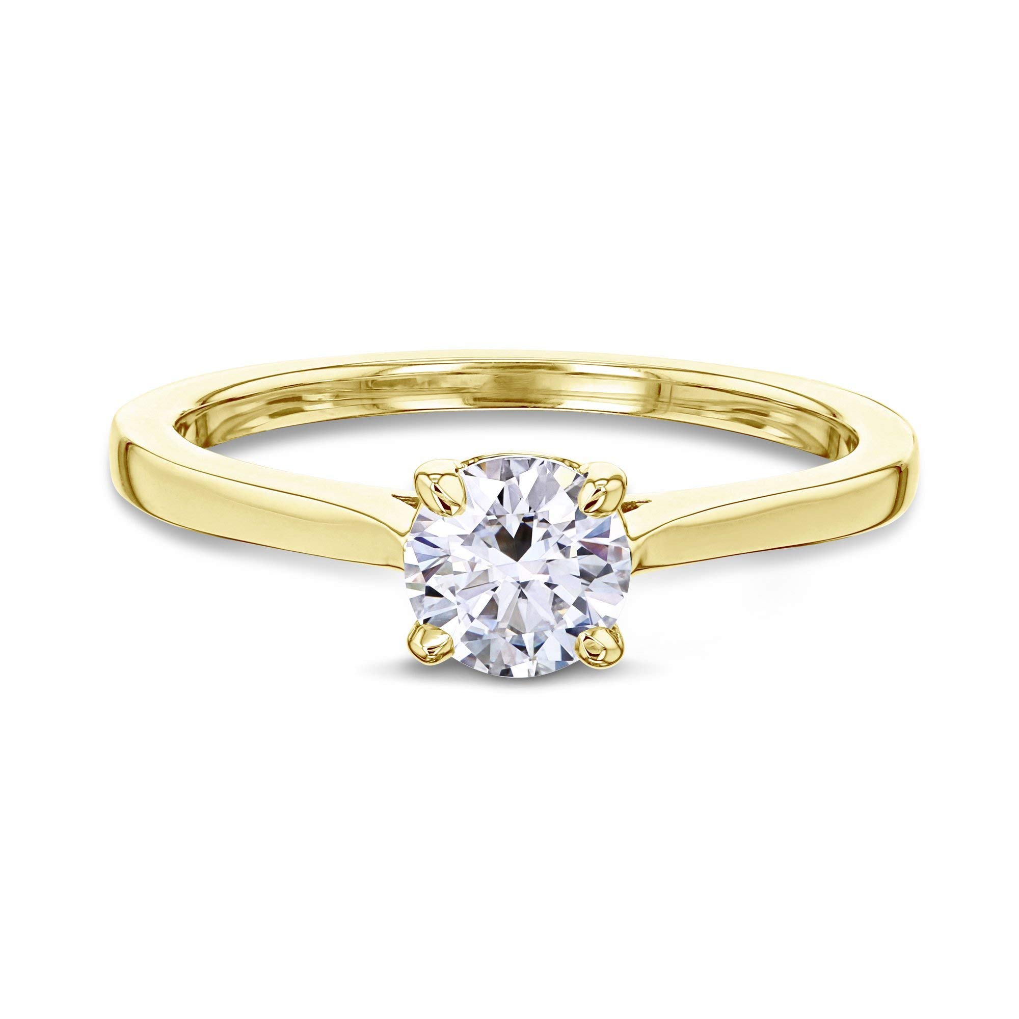 Kobelli 1/2ct Round Diamond Solitaire Ring - white-gold / 6.5