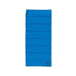 Core Youth Indoor/Outdoor Sleeping Bag - Great for Kids, Boys, Girls - Ultralight and Compact Perfect for Backpacking, Hiking, Camping, and Sleepovers (Blue)