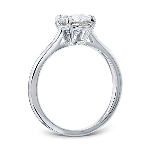 Kobelli 1ct Round Forever One Moissanite Solitaire Ring - yellow-gold / 5.5