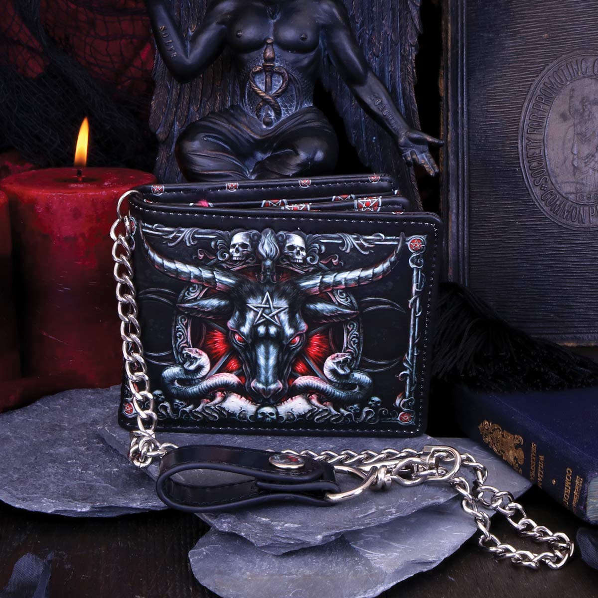 Nemesis Now Wallet, Gothic Giftware, Card Slots, Licensed Collectible - Baphomet