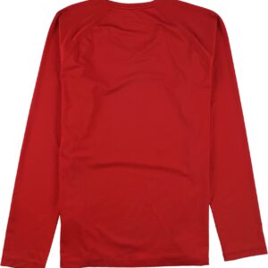 ASICS Spin Serve Volleyball Jersey Long Sleeve, Team Red, Medium