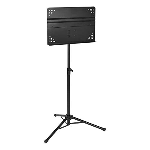 Amazon Basics Professional Folding Orchestra Sheet Music Stand, Black