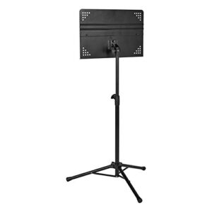 Amazon Basics Professional Folding Orchestra Sheet Music Stand, Black