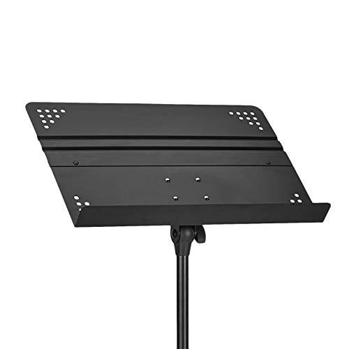 Amazon Basics Professional Folding Orchestra Sheet Music Stand, Black