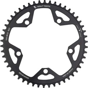 wolf tooth 110 bcd gravel/cx/road bike chainrings (44 tooth, drop-stop b)