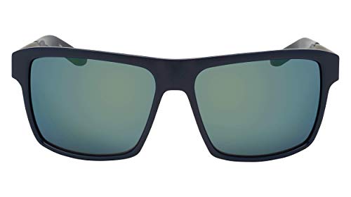 Dragon Men's Space Rectangular Sunglasses, Navy/Ll Smoke Petrol Ion, 59 mm