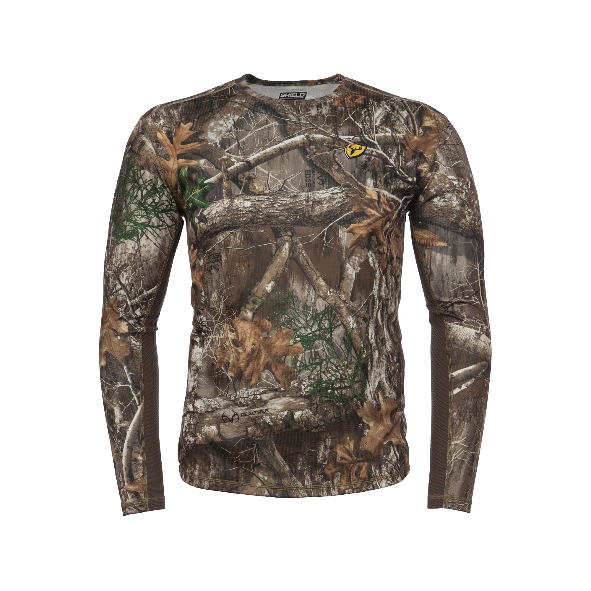 Scent Blocker Shield Series Angatec Performance Shirt, Hunting Clothes for Men (RT Edge, Small)