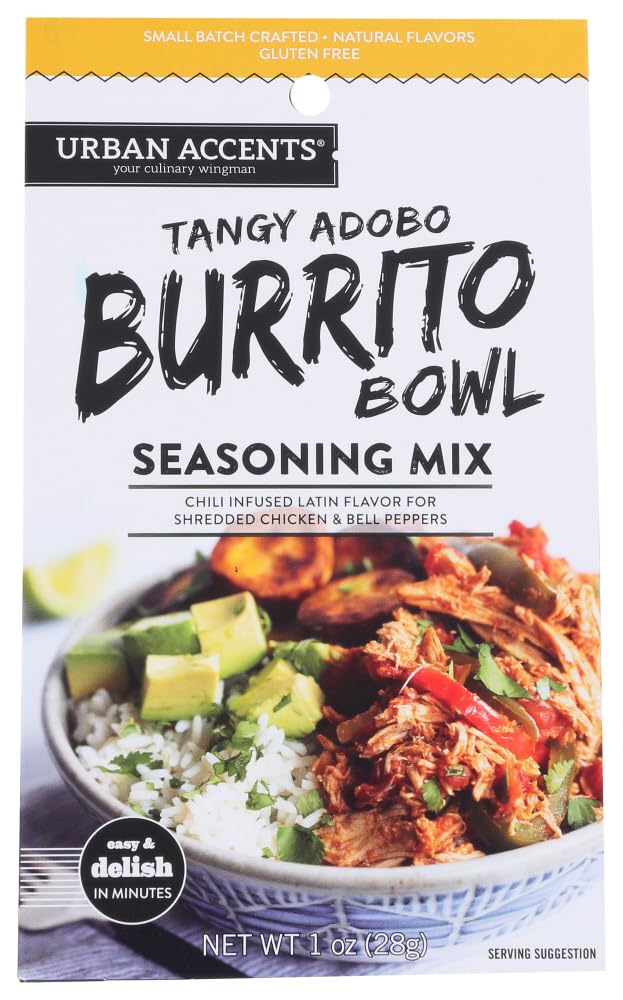 Urban Accents Tangy Adobo Burrito Bowl Seasoning Mix, 1 oz