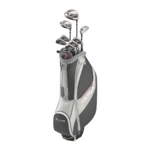 wilson women's ultra plus complete set - ladies right hand, cart bag