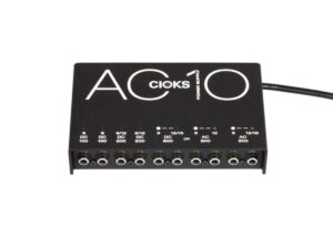 cioks ac10 10-output 6 isolated section guitar pedal power supply