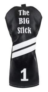 izzo golf big stick driver headcover , black , small