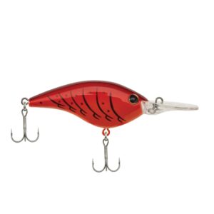 berkley frittside fishing lure, candy apple red craw, 3/7 oz, 2 1/2in | 6 2/5cm crankbaits, classic flat side profile mimics variety of species and creates flash, equipped with sharp fusion19 hook