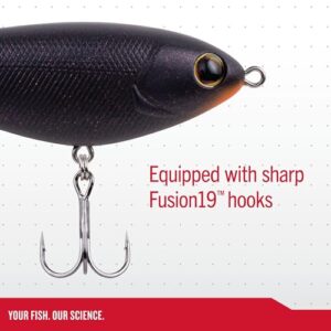 Berkley Choppo Topwater Fishing Lure, Ghost Bluegill, Size 105, Cupped Propeller Tail for Balance of Sound and Spray, Equipped with Sharp Fusion19™ Hook