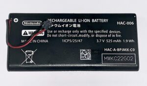 controller replacement battery compatible with nintendo switch (hac-006) 3.7v 525mah