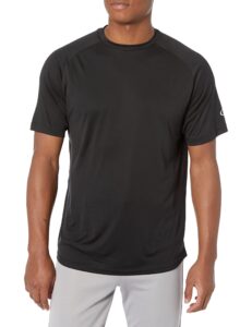 rawlings mens crew neck short sleeve t-shirt black xl, black, adult x-large