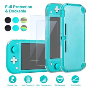 Switch Lite Case - innoAura 12 in 1 Switch Lite Accessories Bundle with Switch Lite Carrying Case, Switch Game Case, Switch Lite Screen Protector, Switch Stand, Switch Thumb Grips (Black)