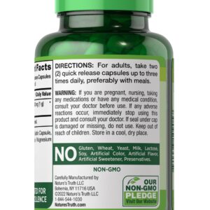 Nature's Truth Beet Root Capsules | 1000mg | 90 Pills | Herbal Extract | Gluten Free, Non-GMO Supplement, 90 Count