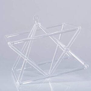 5inch Chakra Optically Clear Quartz Crystal Singing Merkaba Pyramid Healing Musical Instrument