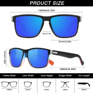 GRFISIA Vintage Polarized Sunglasses for Men and Women Driving Sun glasses 100% UV Protection