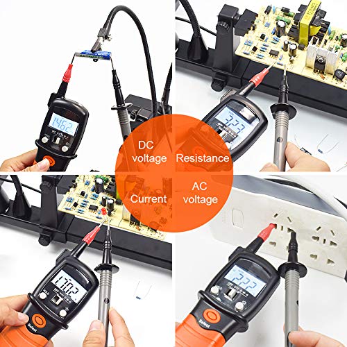 AOPUTTRIVER AP-38B Continuity Tester Digital Pen Multimeter, Voltmeter, 60M Ohm Resistance Tester with 2000 Counts for Measuring Voltmeter Resistance Diode Tester with Data Hold,Backlight…