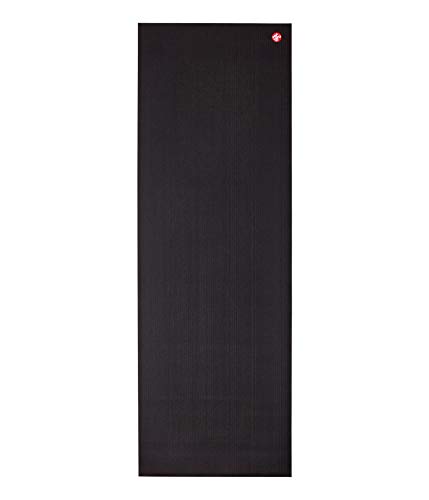 Manduka PRO Lite Yoga Mat - Lightweight For Women and Men, Non Slip, Cushion for Joint Support and Stability, 4.7mm Thick, 71 Inch (180cm), Black