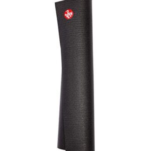 Manduka PRO Lite Yoga Mat - Lightweight For Women and Men, Non Slip, Cushion for Joint Support and Stability, 4.7mm Thick, 71 Inch (180cm), Black