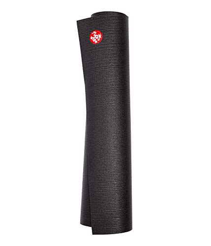 Manduka PRO Lite Yoga Mat - Lightweight For Women and Men, Non Slip, Cushion for Joint Support and Stability, 4.7mm Thick, 71 Inch (180cm), Black