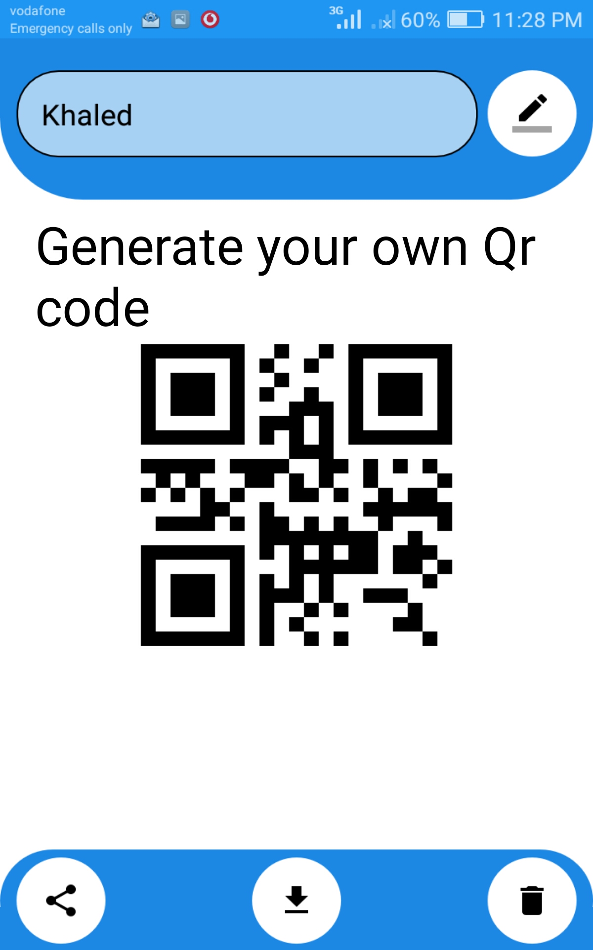 QR CODE GENERATOR AND SCANNER