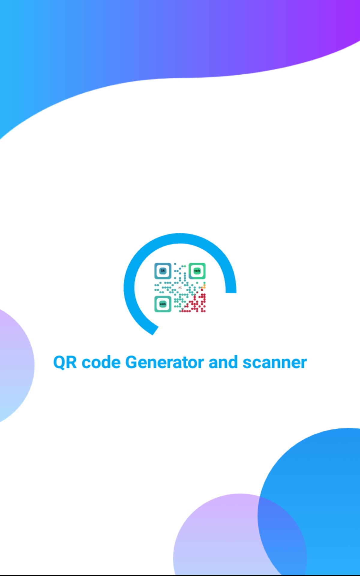 QR CODE GENERATOR AND SCANNER