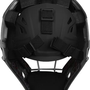 Rawlings | VELO 2.0 Catcher's Helmet | Baseball | Junior (6 1/2" - 7") | Black/Graphite