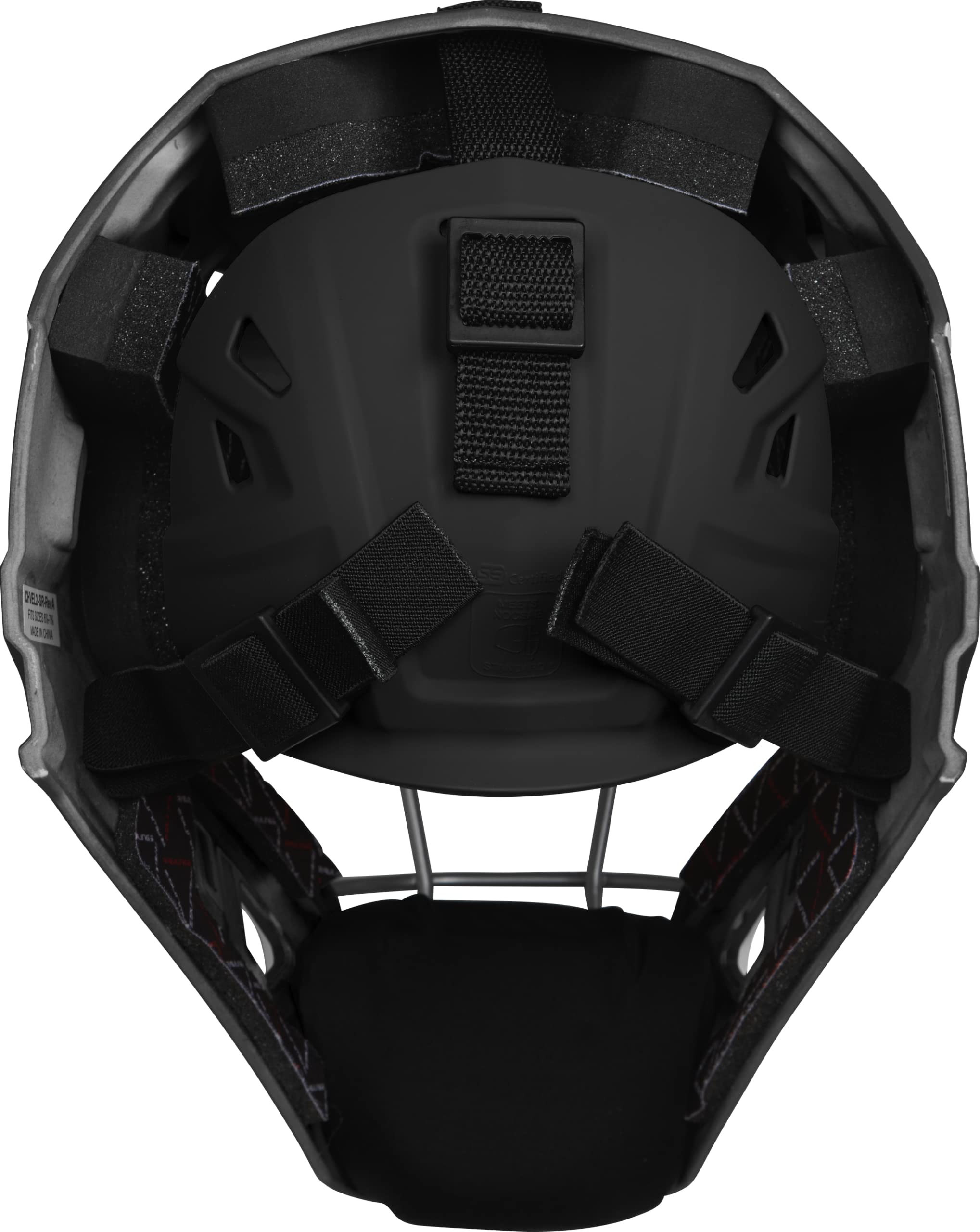 Rawlings | VELO 2.0 Catcher's Helmet | Baseball | Junior (6 1/2" - 7") | Black/Graphite