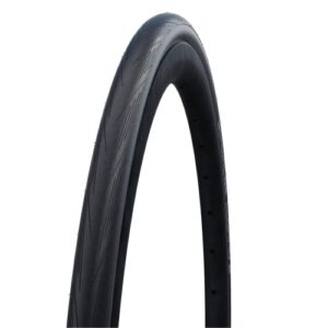 schwalbe - lugano road and race folding clincher bike tire | 700 x 28 | active line | black