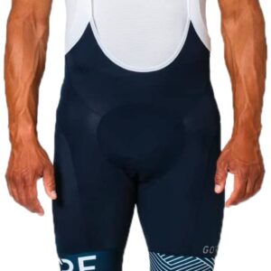 GORE WEAR Men's Standard C5 Opti Bib Shorts+, Orbit Blue/White, M