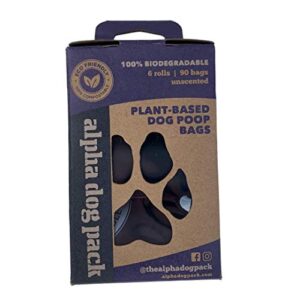 plant-based compostable poop bag package