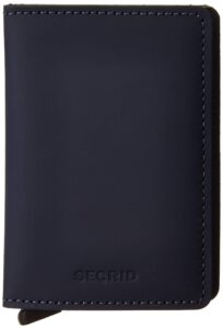 secrid slimwallet matte night blue wallet