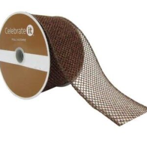 2.5" Wired Glitter Mesh Ribbon by Celebrate It